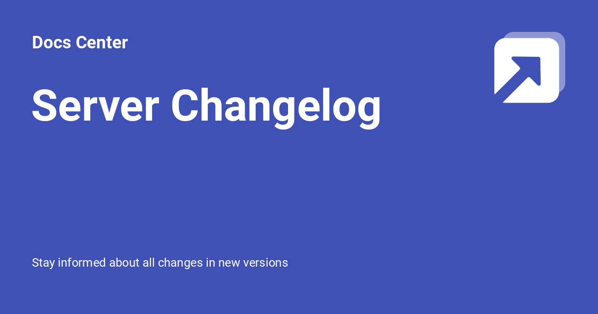 Server - Docs Center